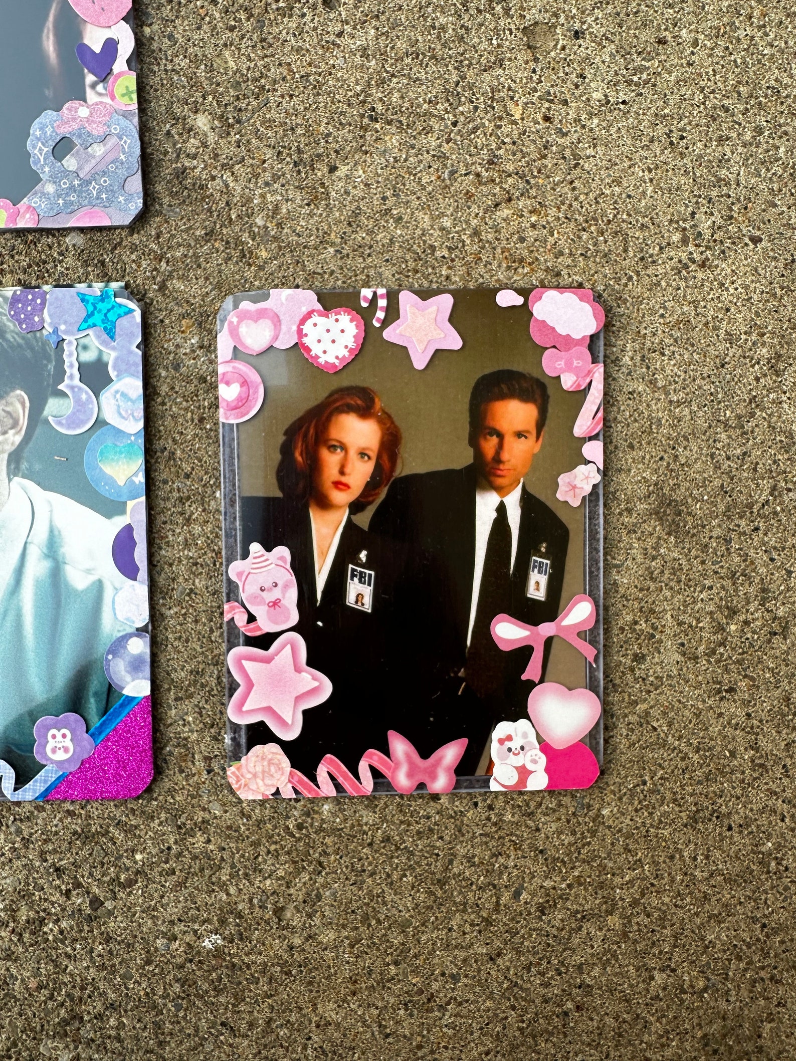 X-files, Xfiles Photocard, Xfiles Toploader, Dana Scully, Fox Mulder ...