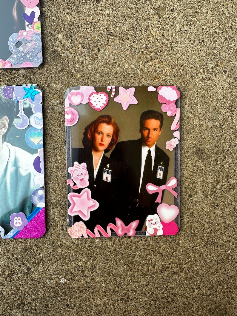 X-files, Xfiles Photocard, Xfiles Toploader, Dana Scully, Fox Mulder ...