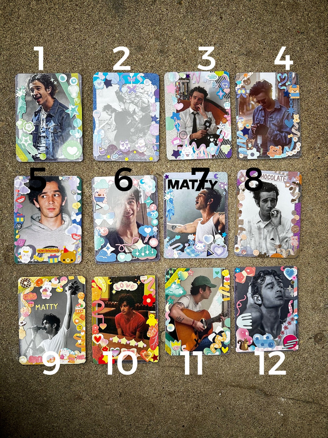 The 1975, Matty Healy Photocard, Matty Healy Toploader, Matty Healy ...