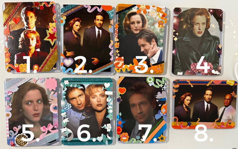 X-files, Xfiles Photocard, Xfiles Toploader, Scully Photocard, Fox ...