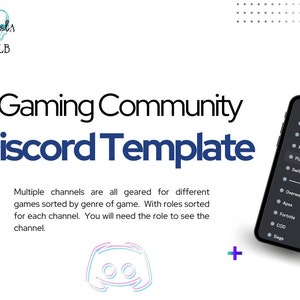 Gaming Community Discord Server Template - Etsy