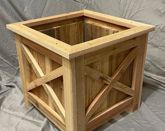 Rustic Farmhouse Style Planter Box - Etsy