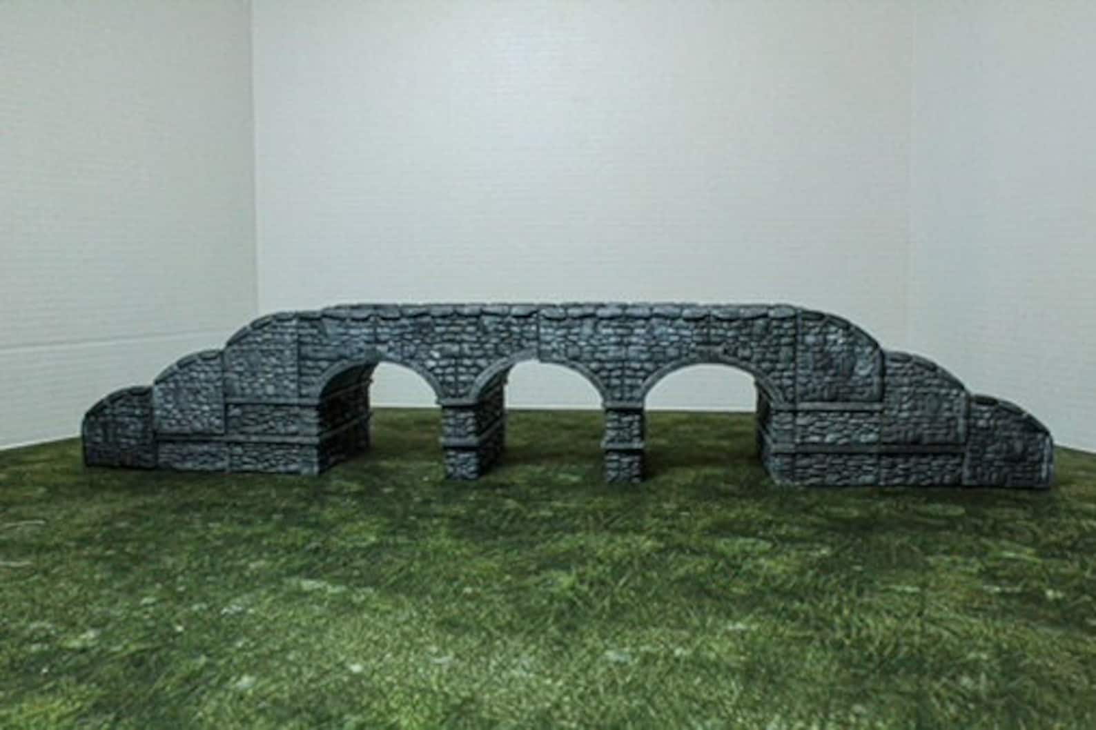 Stone Bridge Miniature, Painted, Pathfinder, D&D, TTRPG, Wargaming, 3D ...