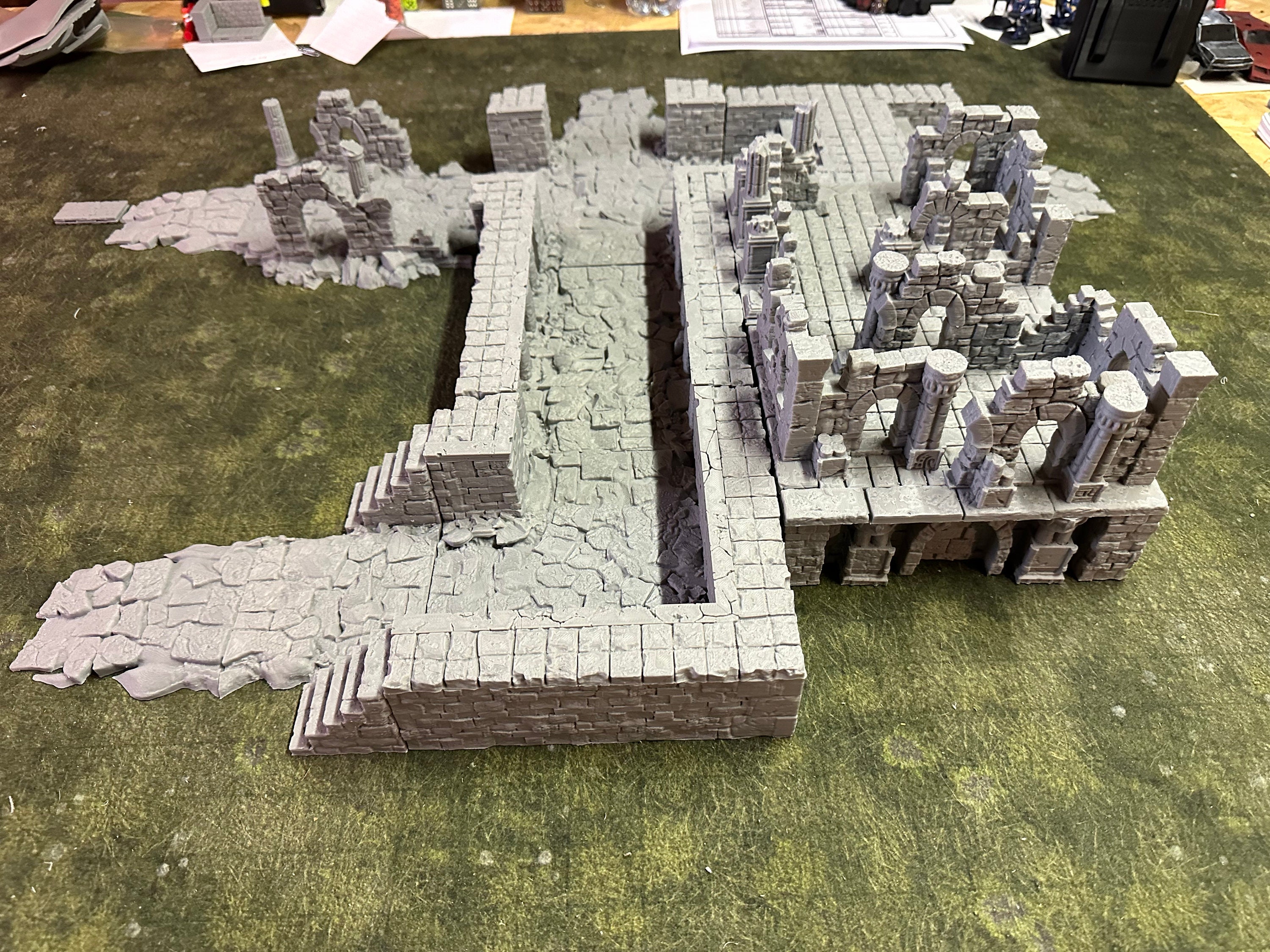 D&D, Dungeons and Dragons, Terrain, Unpainted, Filament PLA - Etsy