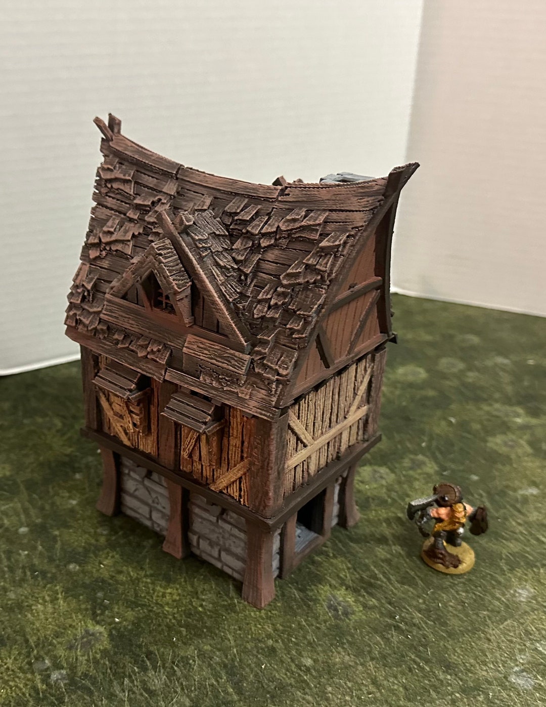 Medieval House, Two Story, Pathfinder, D&D, Wargaming, Warhammer ...