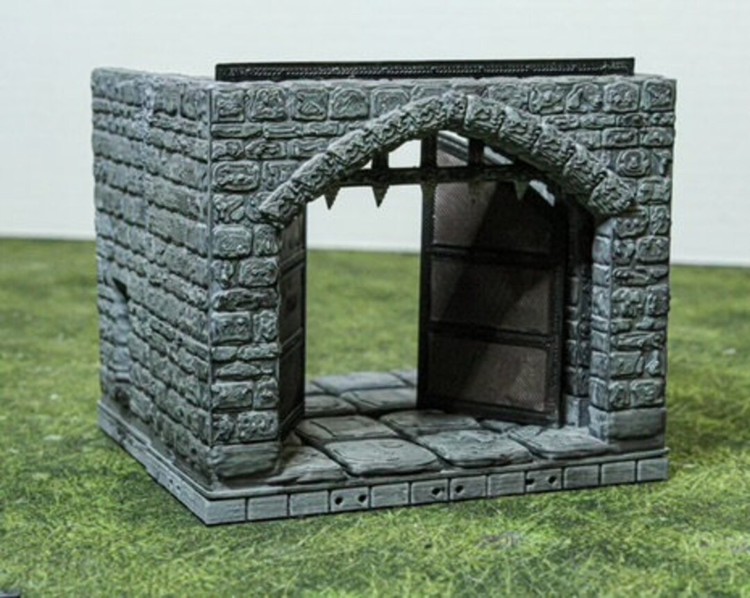 Stone Gateway 3D Printed Miniatures Wargaming Pathfinder - Etsy