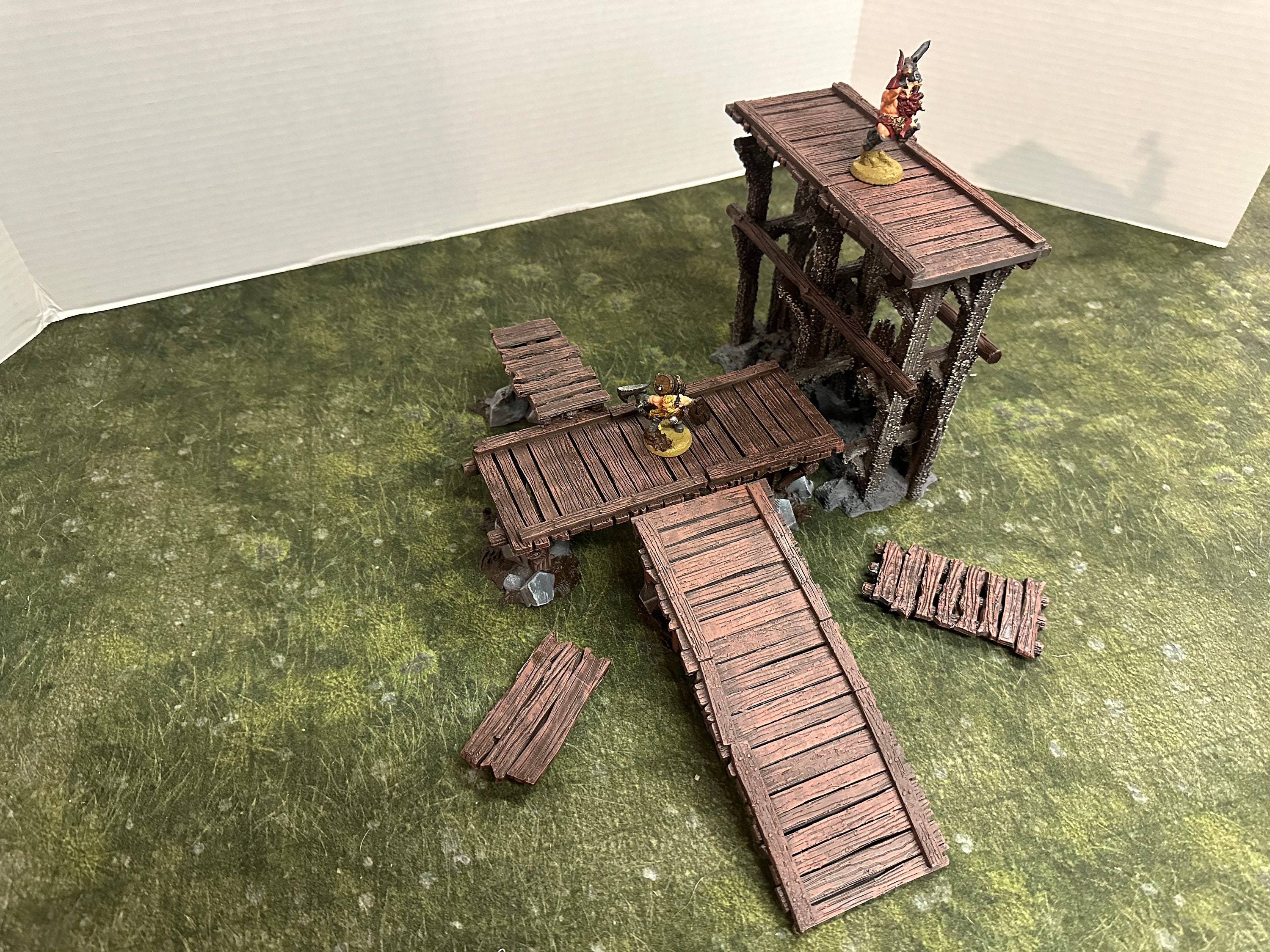 Sunken Scaffolding, Pathfinder, D&D, Wargaming, Warhammer Fantasy, 3D ...