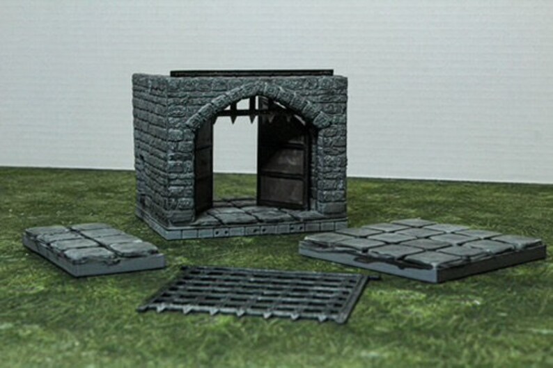 Stone Gateway 3D Printed Miniatures Wargaming Pathfinder - Etsy