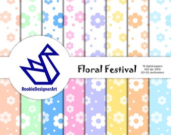 Grid Check Digital Paper, Seamless Pattern, Crosshatch Squares, Pastel ...