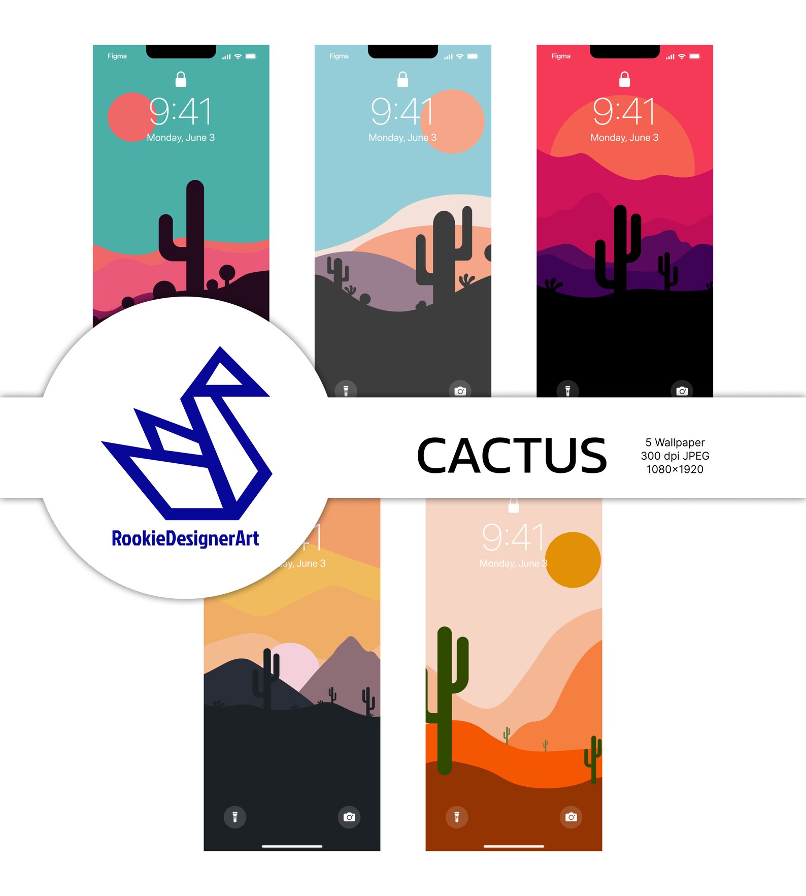 Cactus Phone Wallpapers, Desert Wallpaper Iphone, Minimalist Smartphone ...