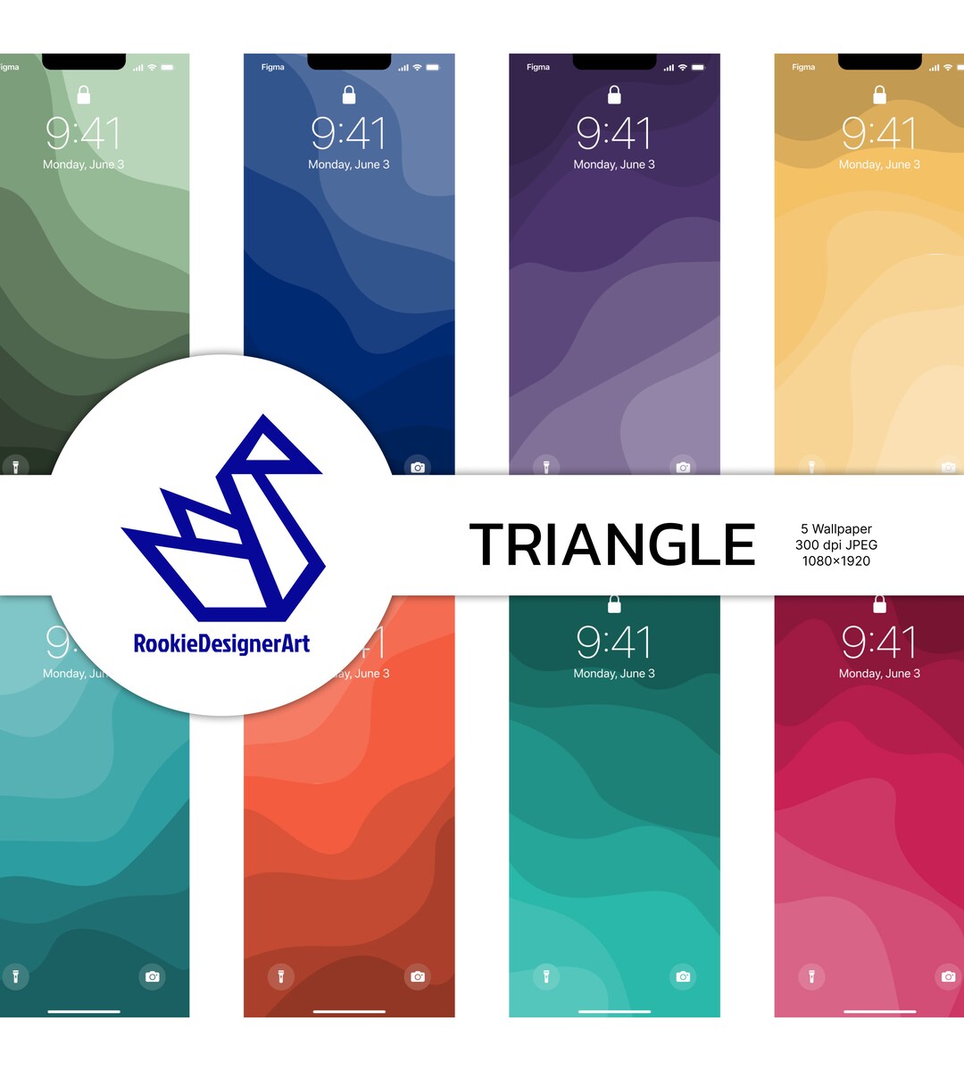 Waves Phone Wallpapers Modern Wallpaper iPhone Minimalist - Etsy