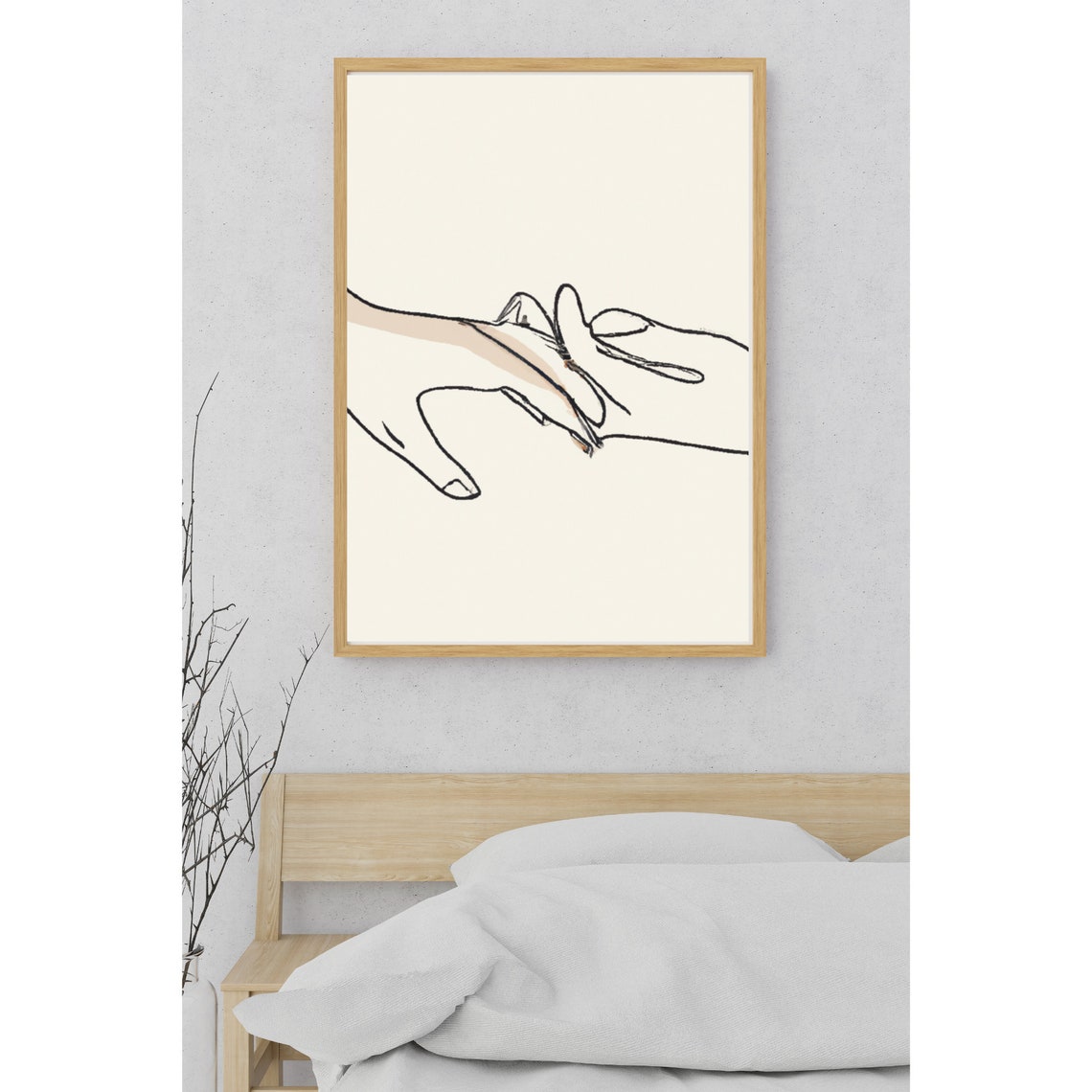 Hands Printable Art, Minimalist, Digital Download, Handmade Gifts - Etsy