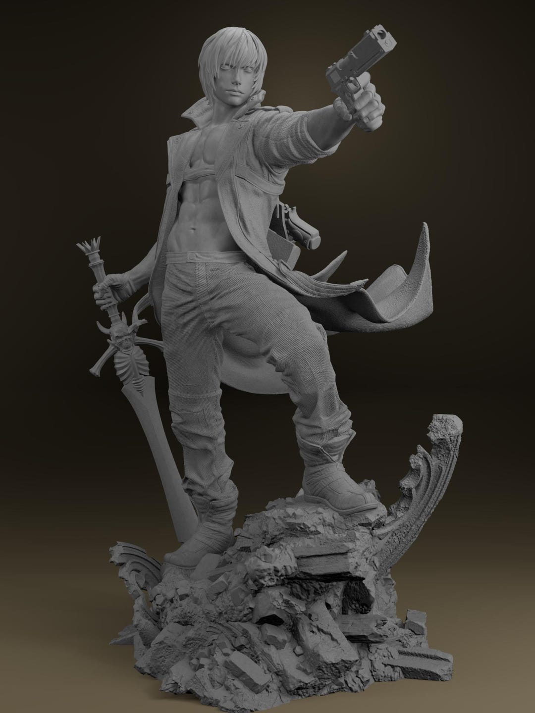 Dante 3D Printed Collectable Fan Art - Etsy