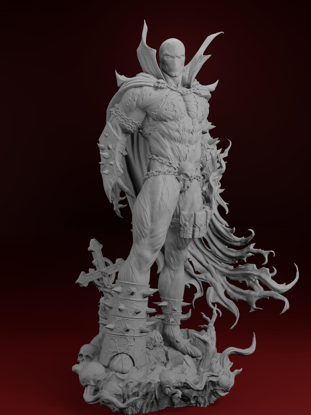 Spawn 3D Printed Collectable Fan Art - Etsy
