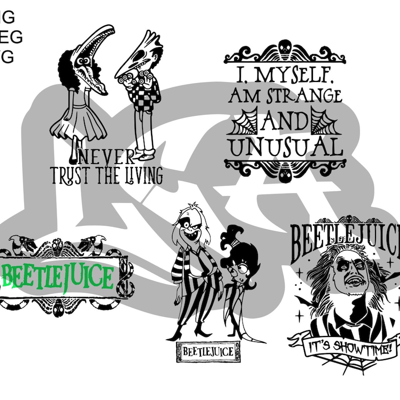 Beetlejuice Svg - Etsy