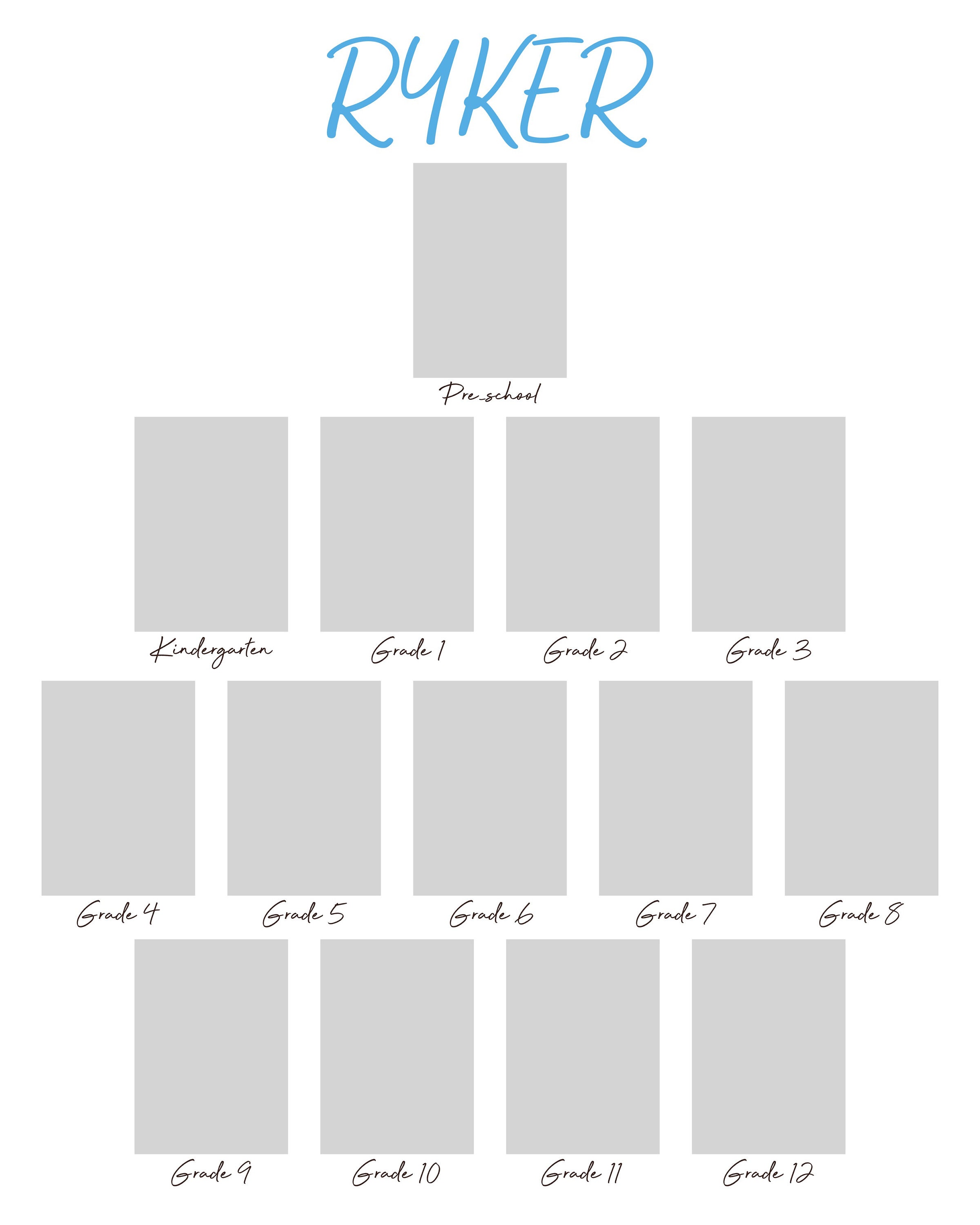 Editable School Photo Sign School Photo Frame Back to School School ...