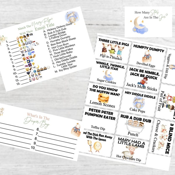Nursery Rhyme Theme - Etsy