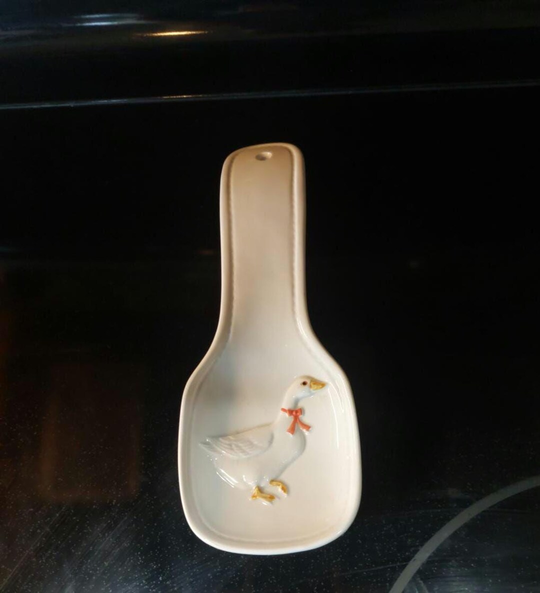 Vintage OTAGIRI White Porcelain Spoon Rest Goose 8.5 Long Japan - Etsy