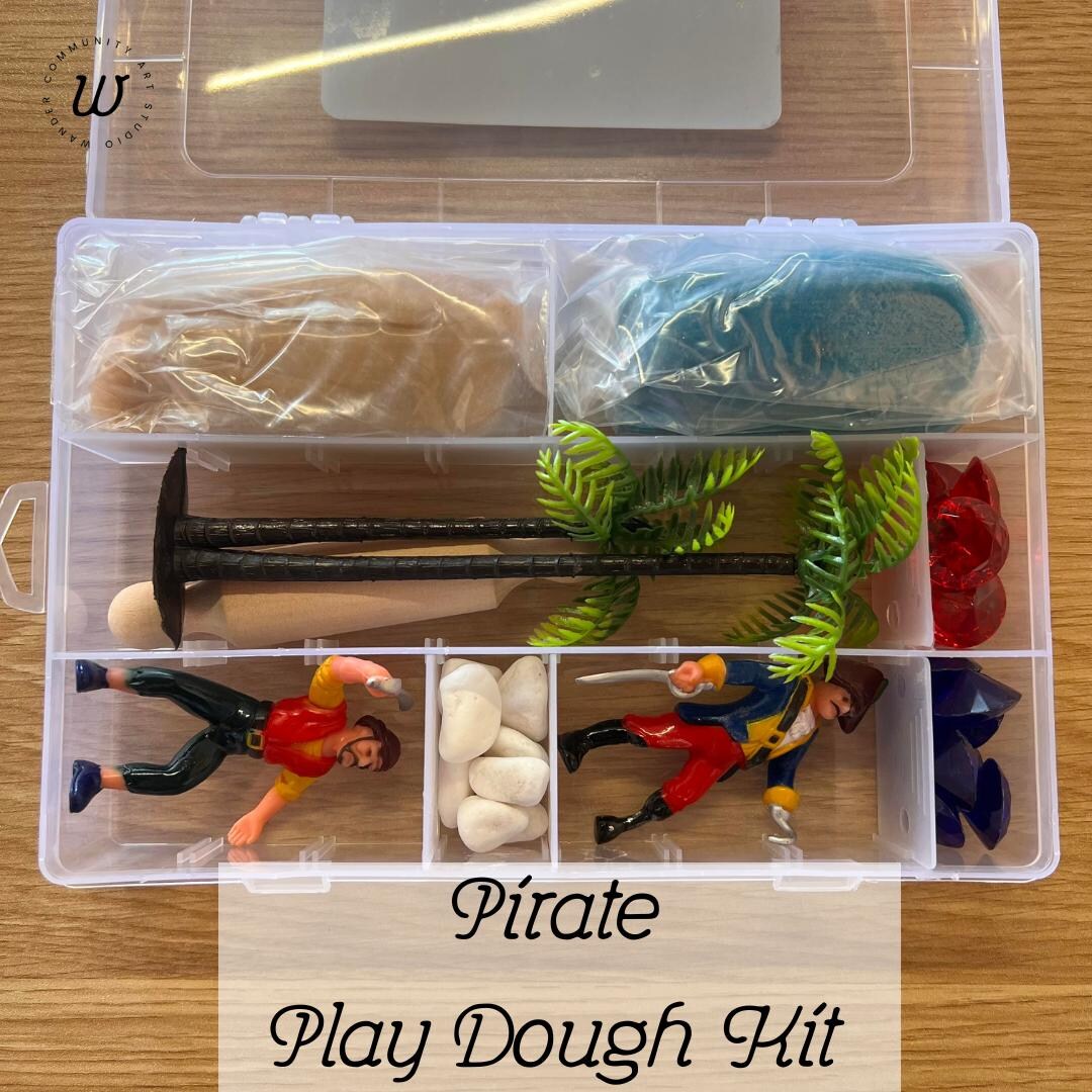 Pirate Play Dough Kit Homemade Playdough Sensory Activity - Etsy