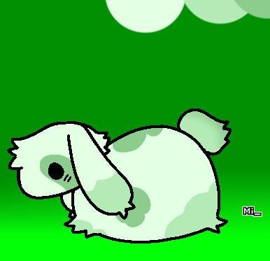 Chibi Pastel Feral Rabbit Adoptable - Etsy