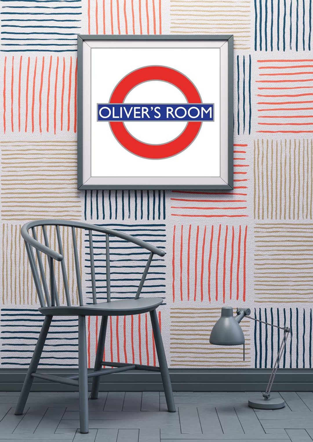PERSONALISED LONDON UNDERGROUND Tube Station Logo Poster Print - Name ...