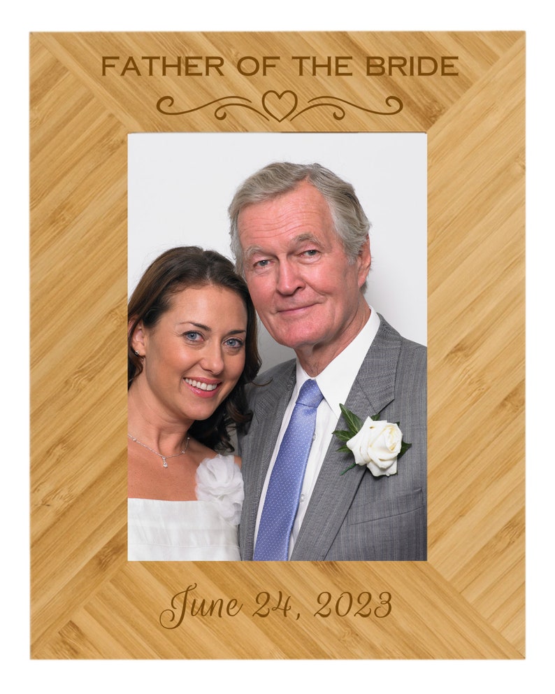Father of the Bride Frame, Father of the Bride Gift From Daughter ...