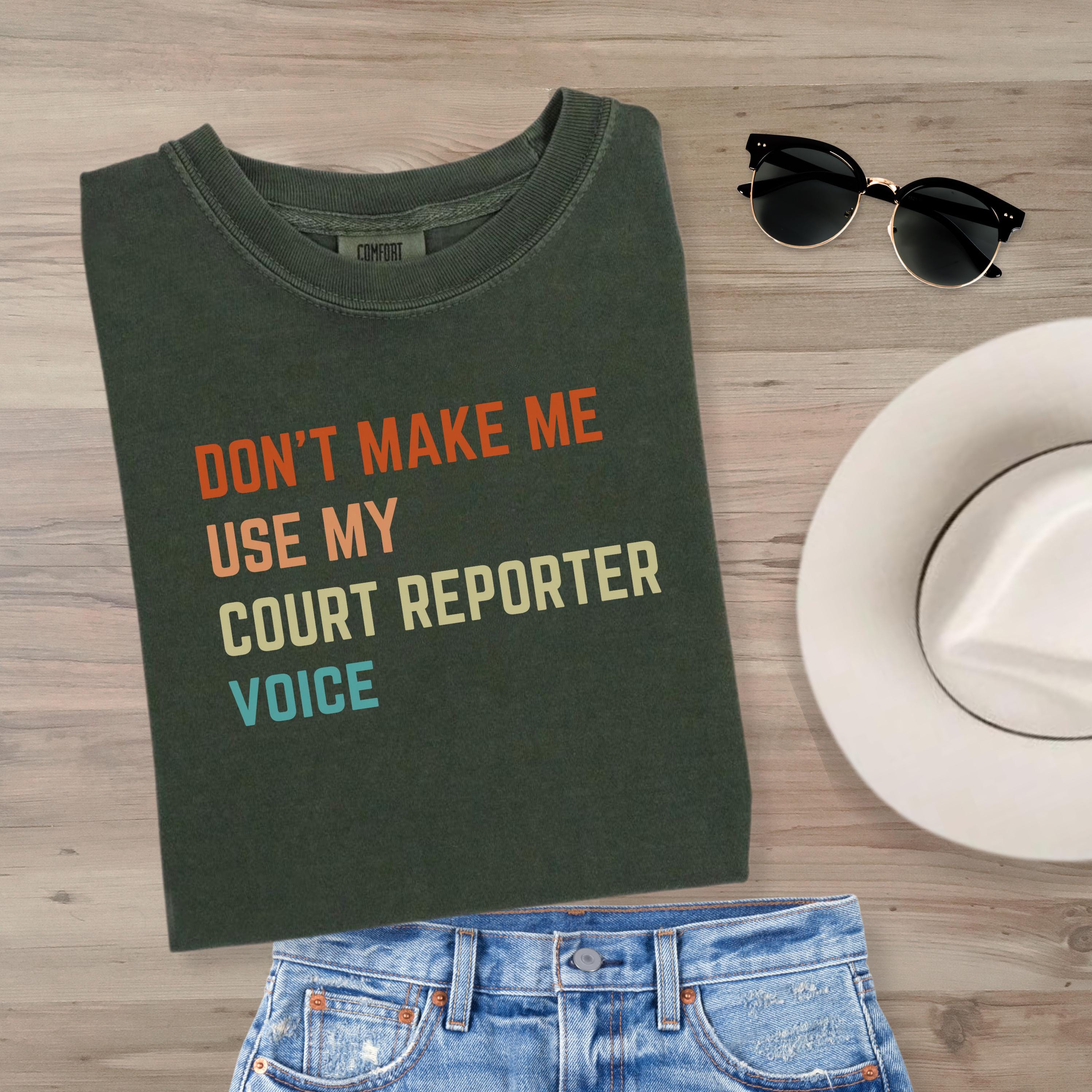 Comfort Colors Court Reporter Shirt, Funny Stenographer Gift - Etsy