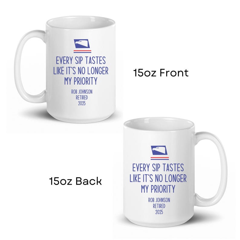 Postal Worker Retirement Mug, Mail Lady Retirement Gifts, Mailman Gift ...