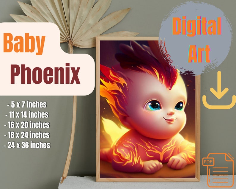 Valorant Cute Baby Phoenix Digital Art / Digital Wall Art / - Etsy