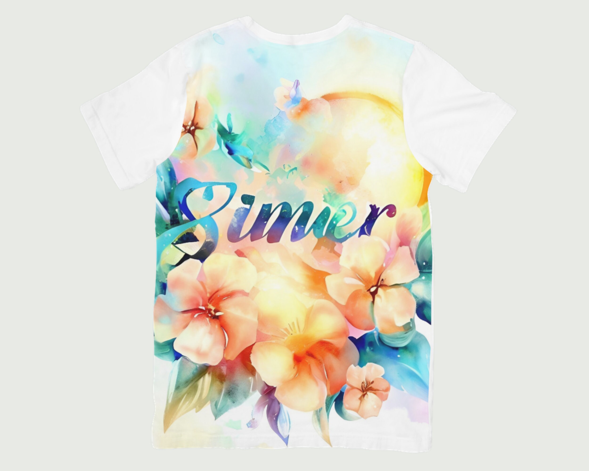 Summer Themed Printable Wall Art Set / Summer Leaves Gradient - Etsy