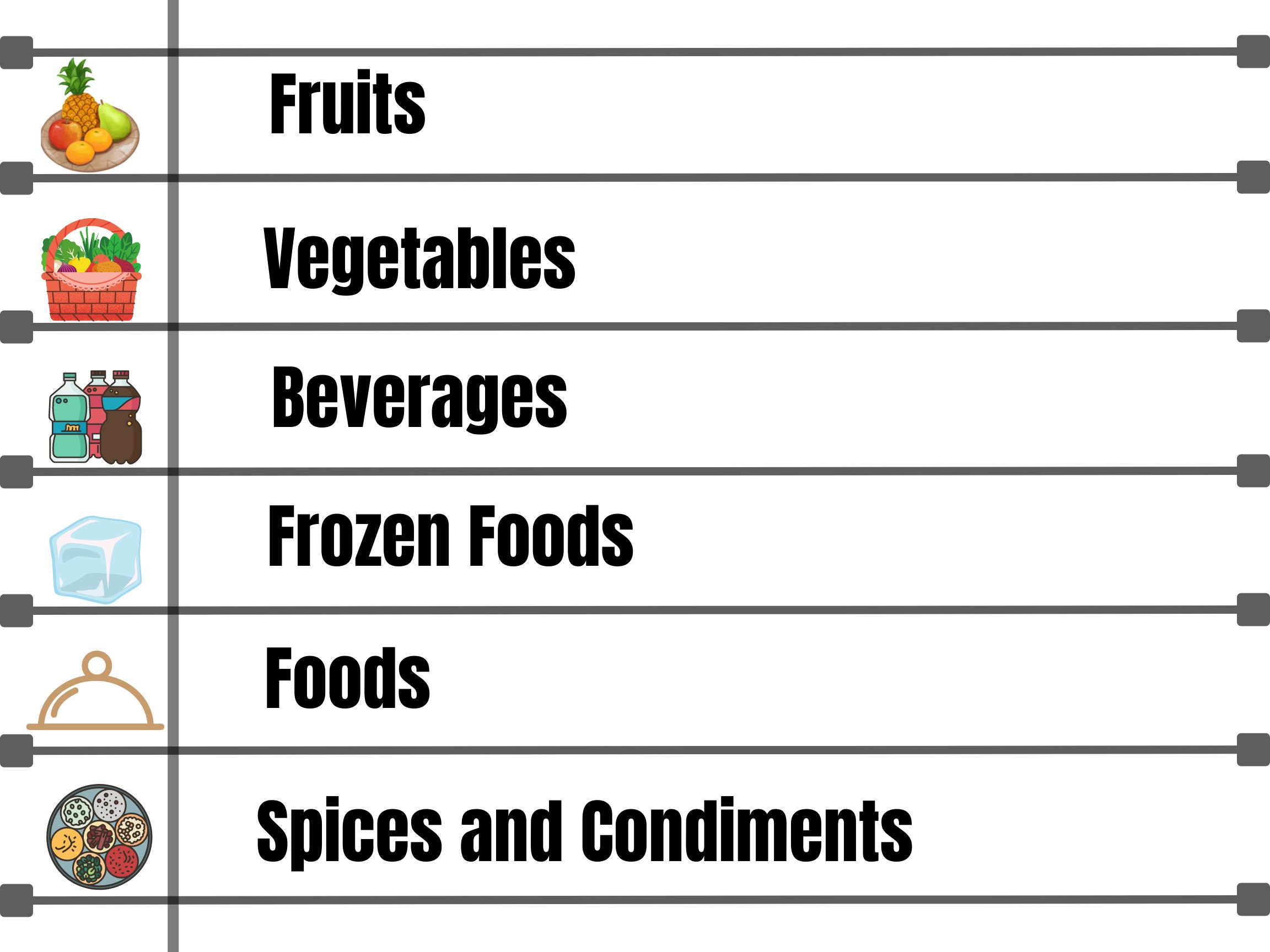 Refrigerator Contents List Printable // Save Money,refrigerator ...