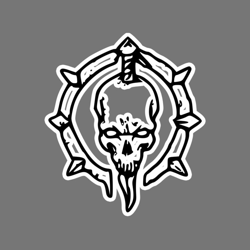 Diablo 4 Necromancer Svg, Rpg Game, High Quality Png and Sticker - Etsy