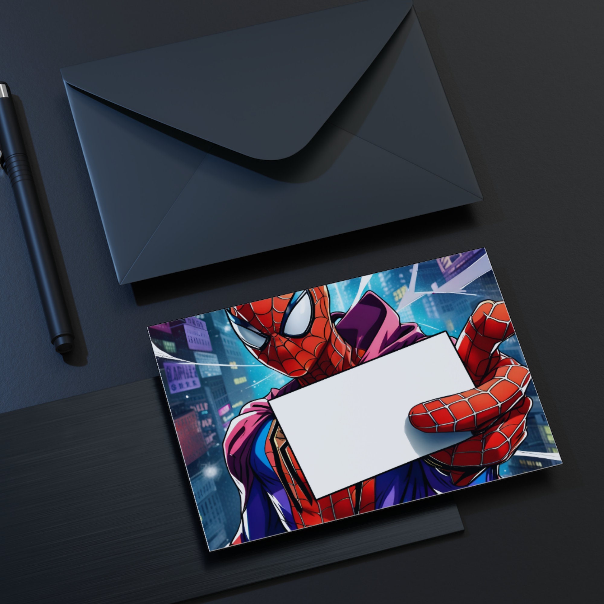Spider-man Birthday Card / Printable Birthday Card/ Spiderman - Etsy