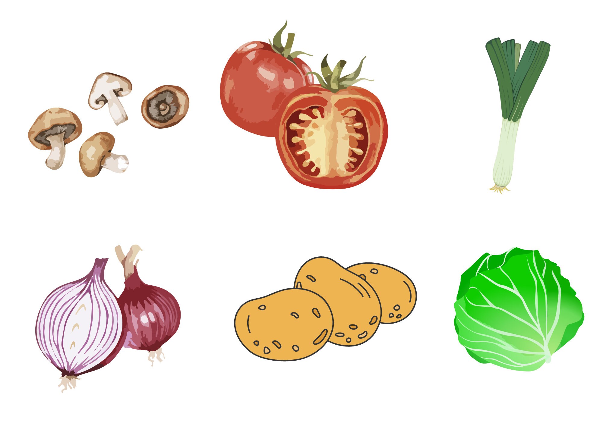 Fruits and Vegetables Flashcards / Create a Visual Shopping List /for ...