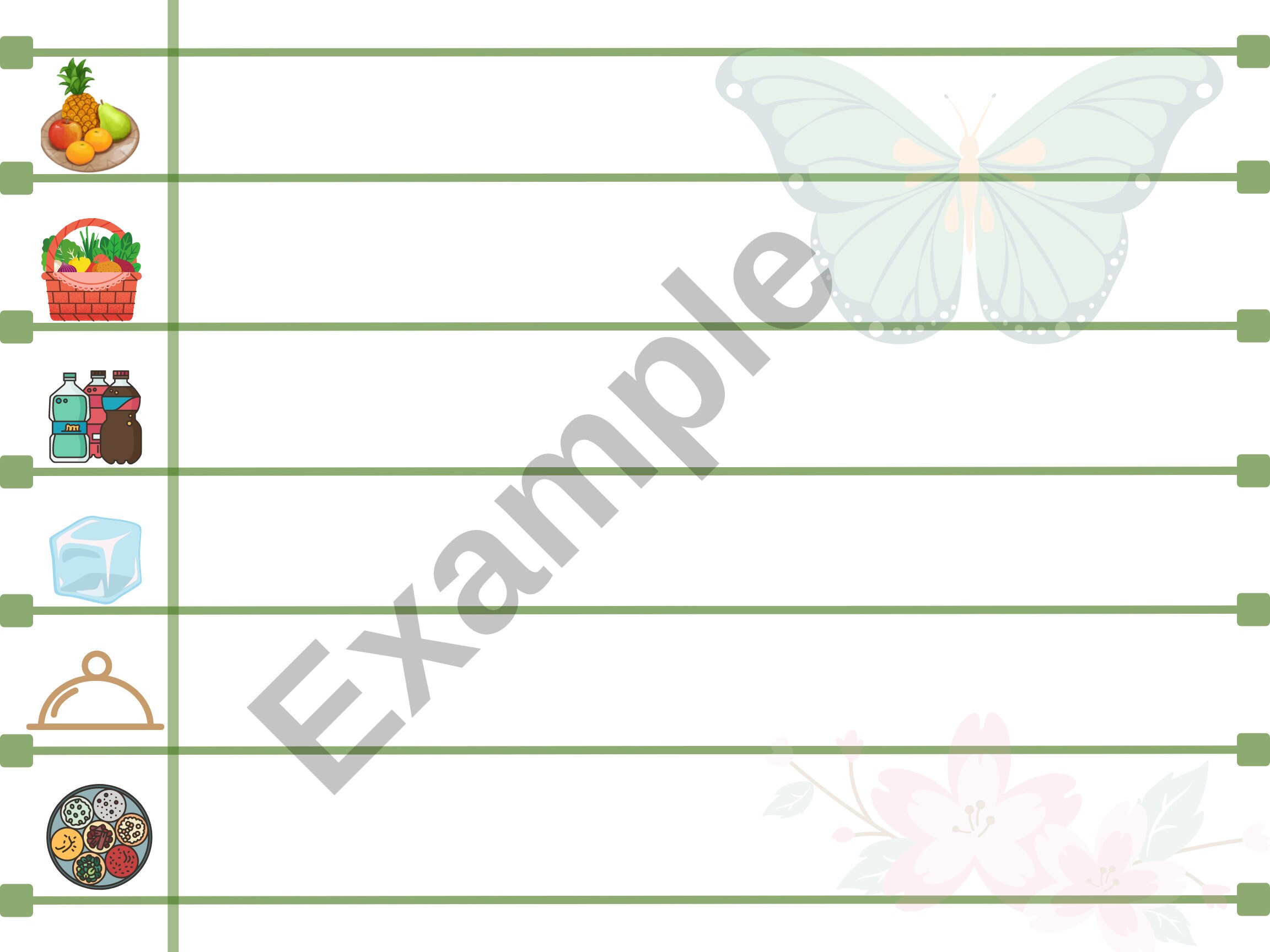 Refrigerator Contents List Printable // Save Money,refrigerator ...