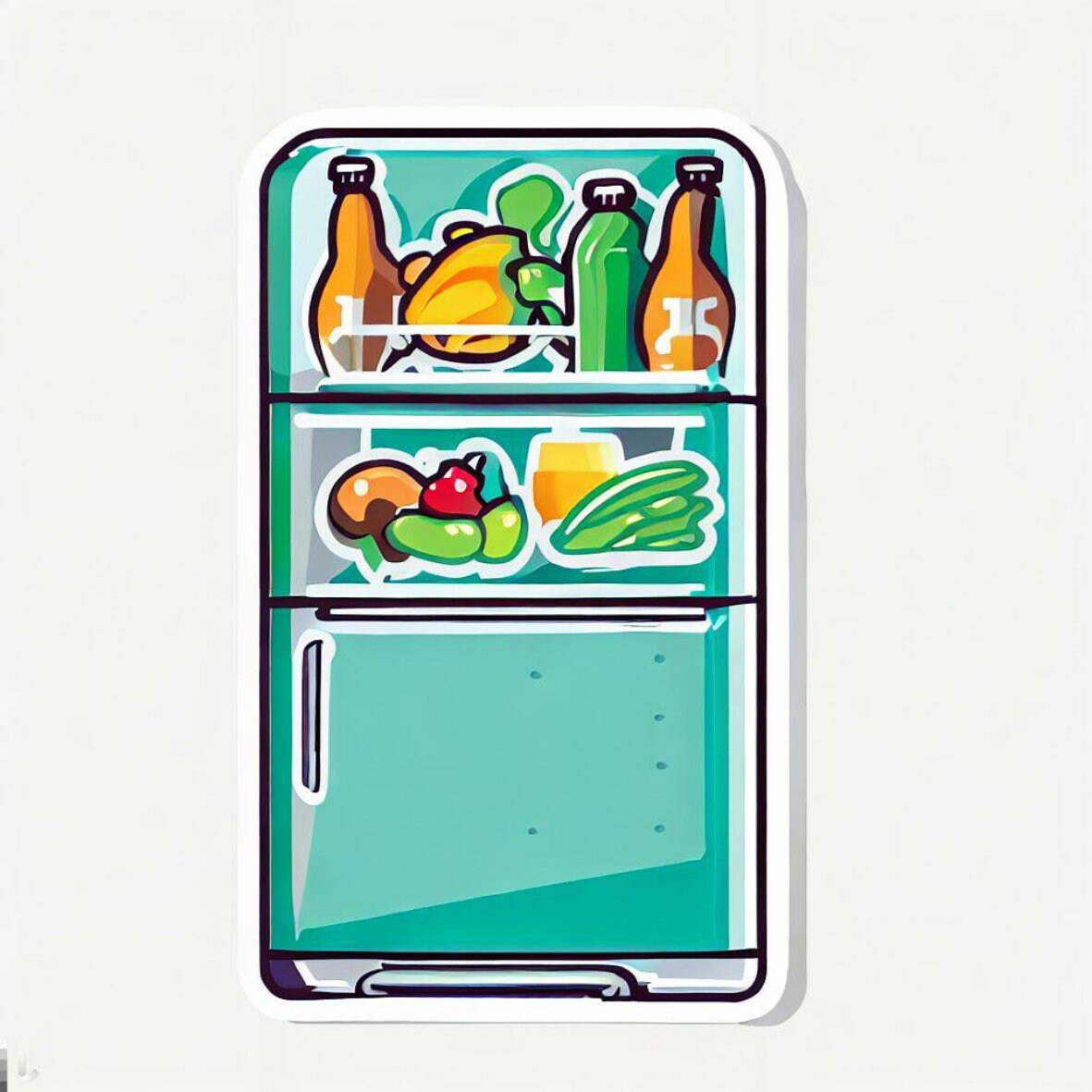 Refrigerator Contents List Printable // Save Money,refrigerator ...