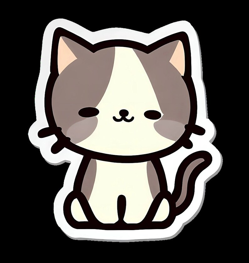 Cat Cute Sticker Sheets Printable / Cat Printable Bundle / Cat Clipart ...