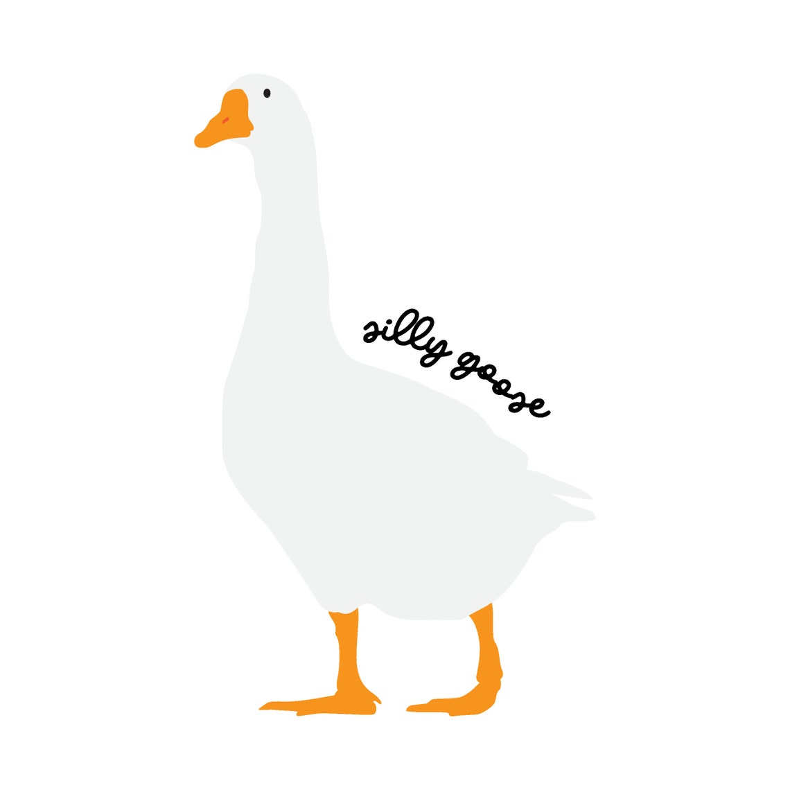 Silly Goose SVG & PNG Download - Etsy