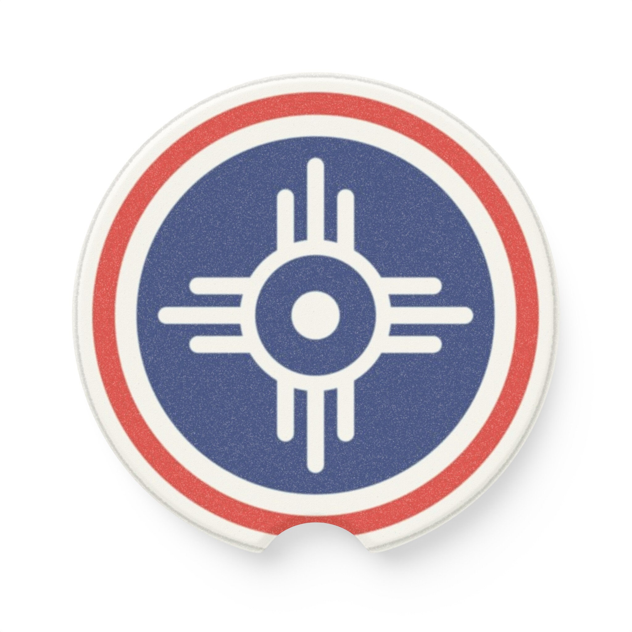 Wichita Flag Soapstone Car Coaster - Etsy