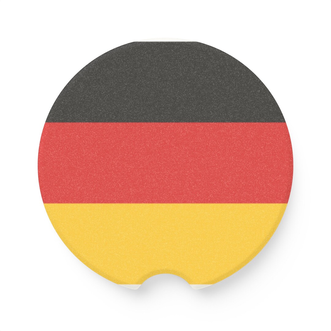 German Flag Soapstone Car Coaster - Etsy