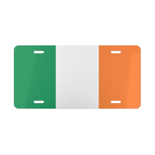 Irish Flag License Plate - Etsy