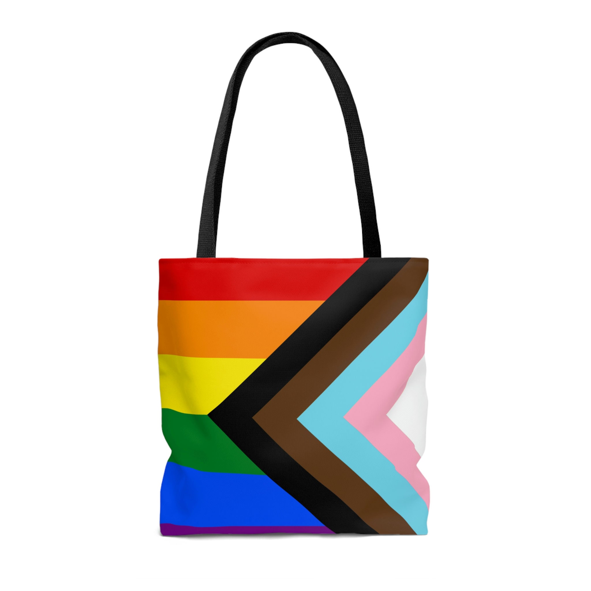 Progress Pride Rainbow Flag LGBTQ Pride Tote Bag - Etsy