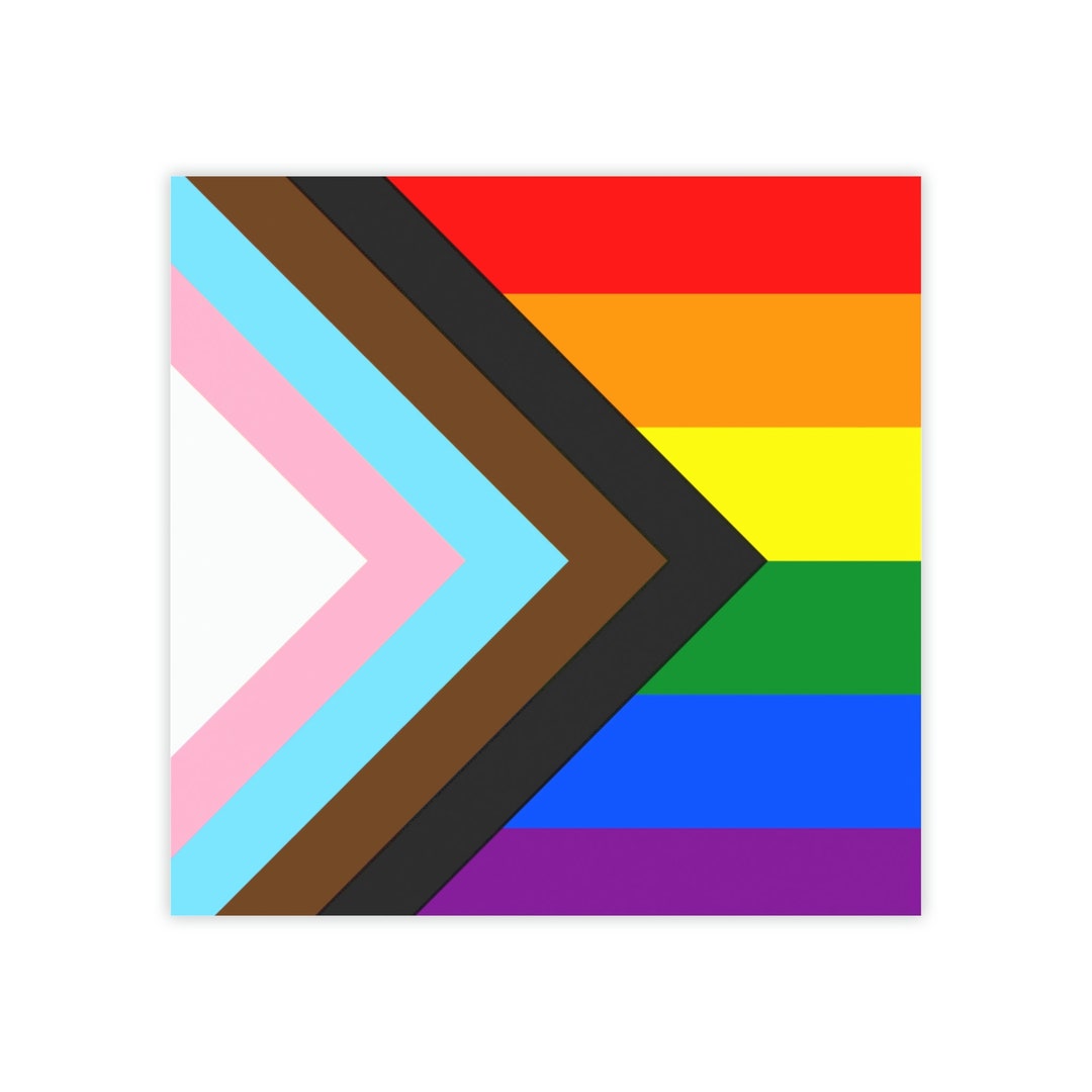 Progress Pride Rainbow Flag LGBTQ Post-it® Note Pads - Etsy