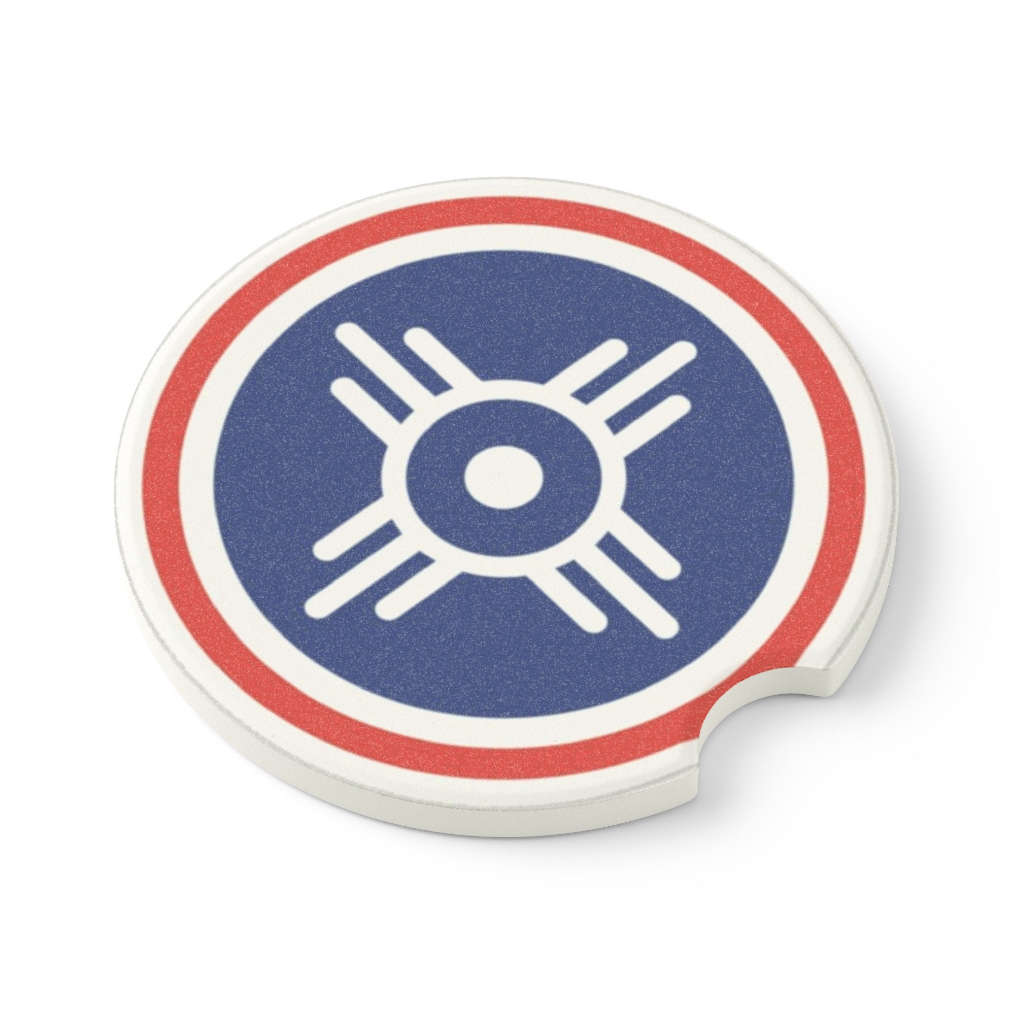 Wichita Flag Soapstone Car Coaster - Etsy