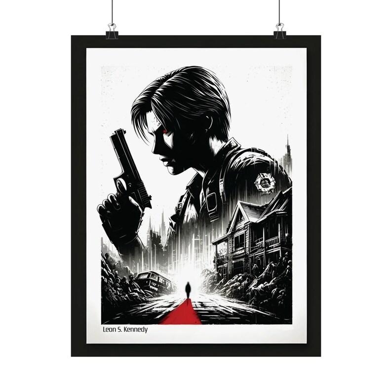 Leon Fan Art Poster / RE Fanmade Poster - Etsy