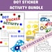 Dot Sticker Activity Bundle for Toddlers and Preschoolers. 34 Printable ...
