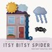 Itsy Bitsy Spider Printable Props. Nursery Rhymes, Baby, Preschool and ...
