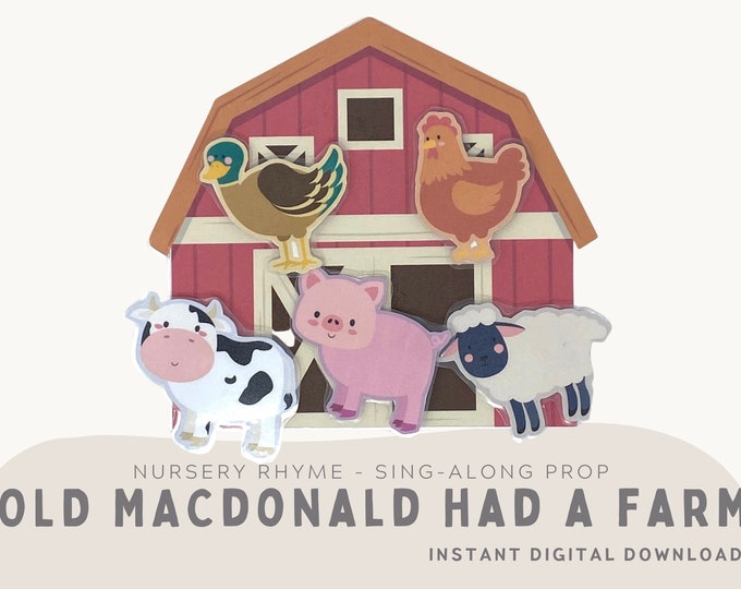 Felt Board Song Set: Old Macdonald Had a Farm - Etsy