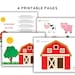Old Macdonald Had A Farm Printable Props. Nursery Rhymes, Baby and ...