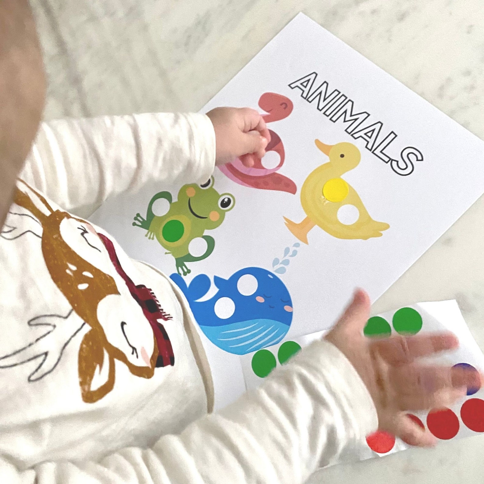Dot Sticker Activity Bundle for Toddlers and Preschoolers. 34 Printable ...